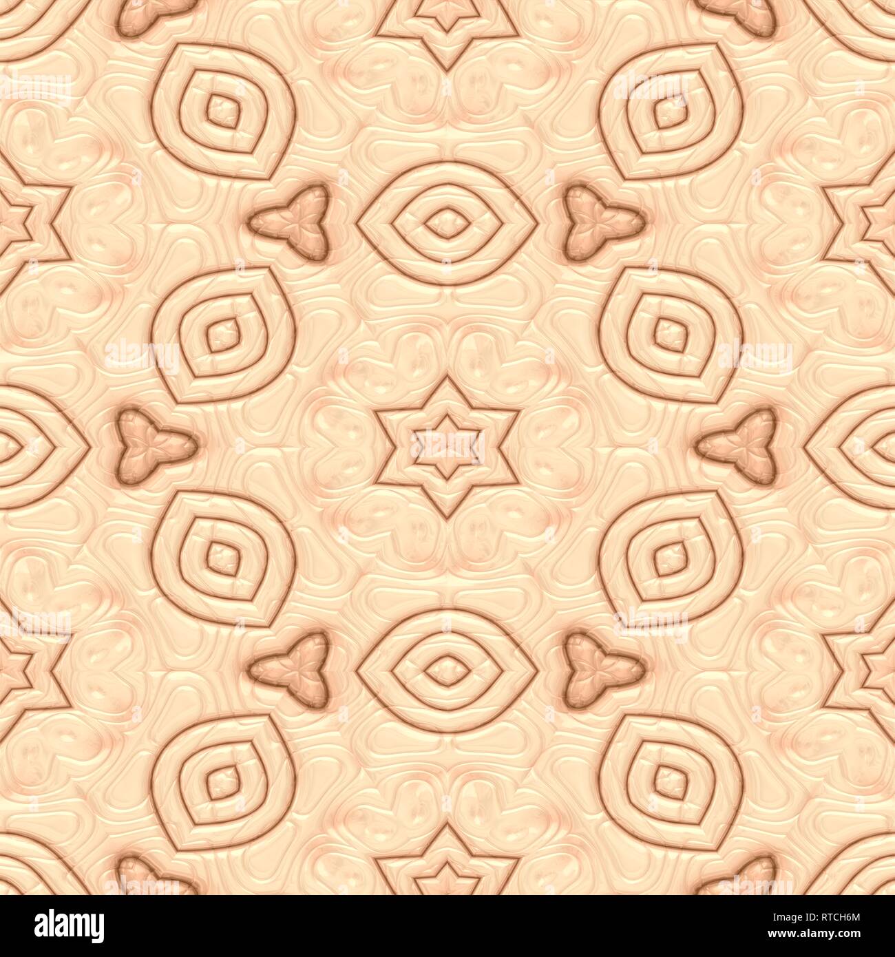 Abstract seamless geometric pattern, engraved embroidery design Stock ...