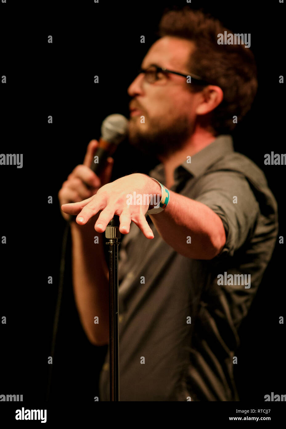 Ross McGrane, Stand Up Comedian, Southend, Essex © Clarissa Debenham ...