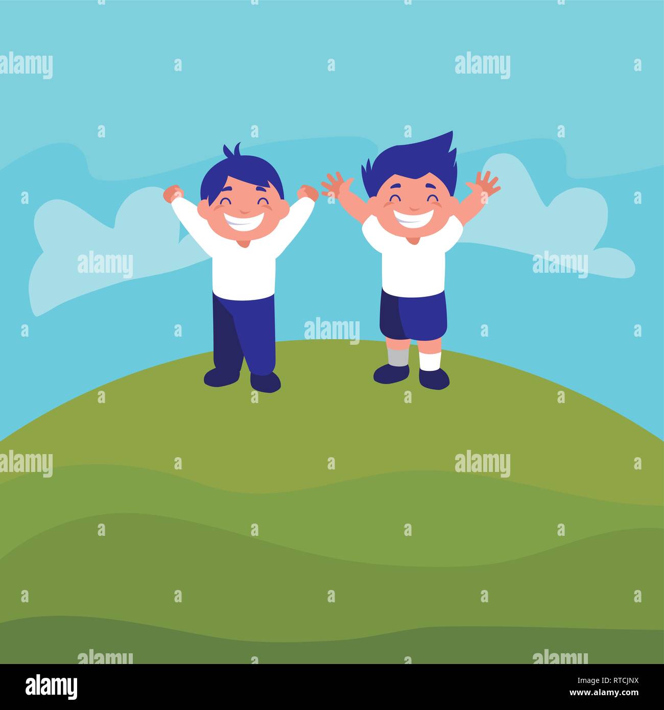 Fat camp children hi-res stock photography and images - Alamy