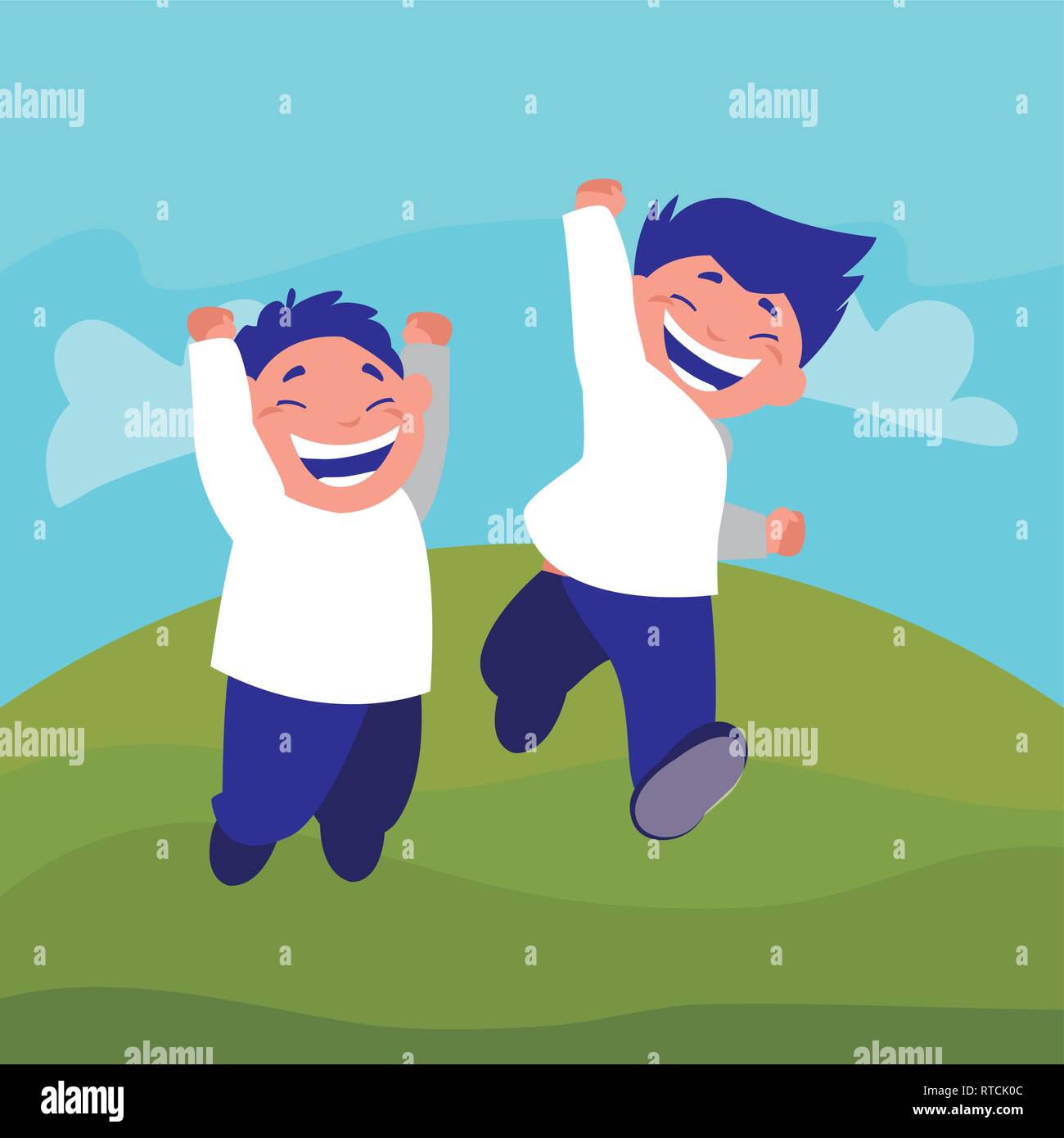 Fat camp children hi-res stock photography and images - Alamy