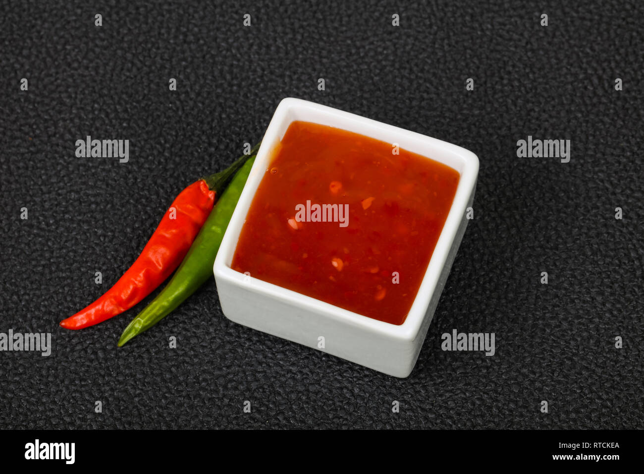 Sweet and spicy chilli sauce in the bowl Stock Photo - Alamy