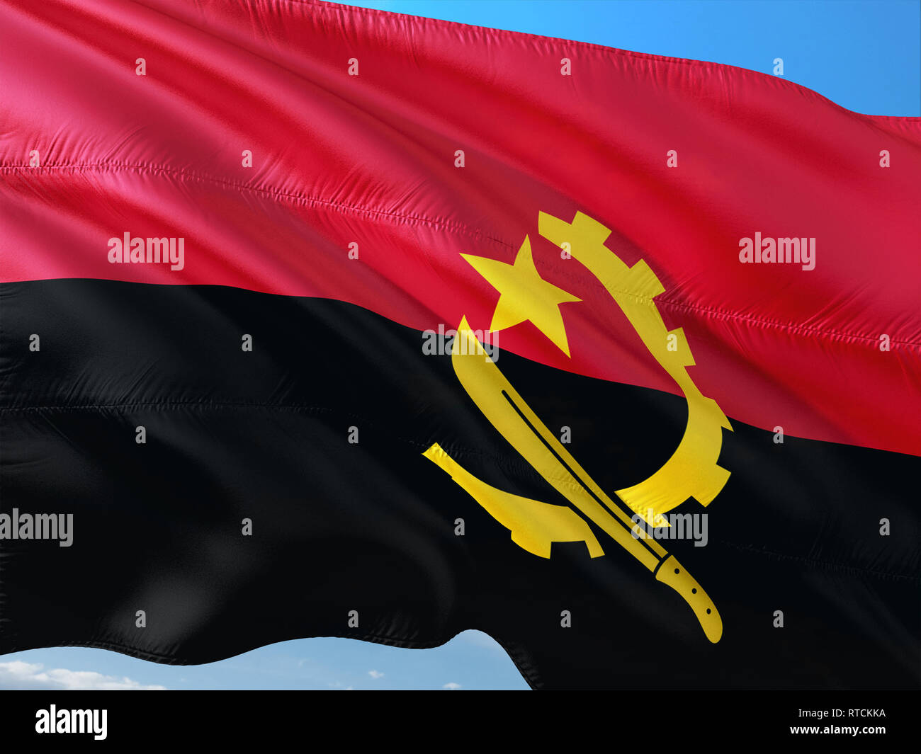 Top Quality Angola Flag Angola Map With Flag Colors High Res Vector