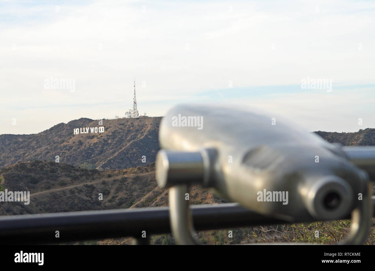 Hollywood observatory hi-res stock photography and images - Alamy