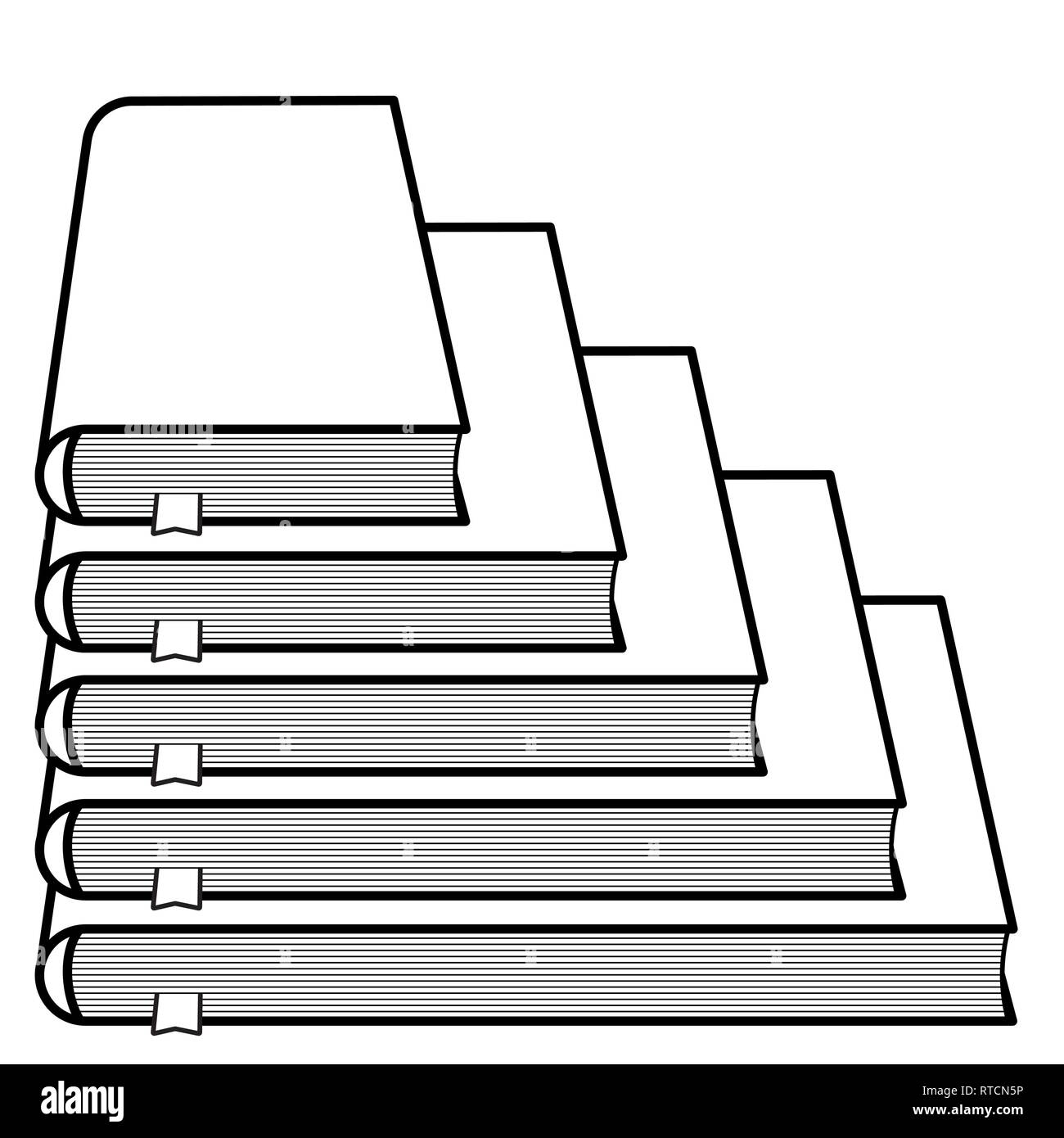 Illustration of the contour album book set Stock Vector Image & Art - Alamy