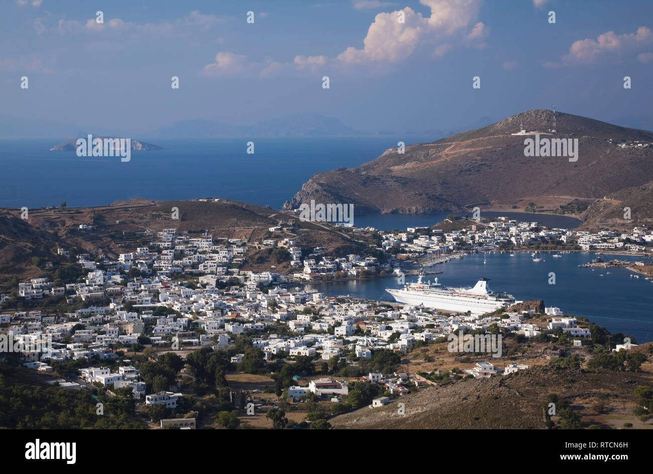 Village patmos hi-res stock photography and images - Alamy