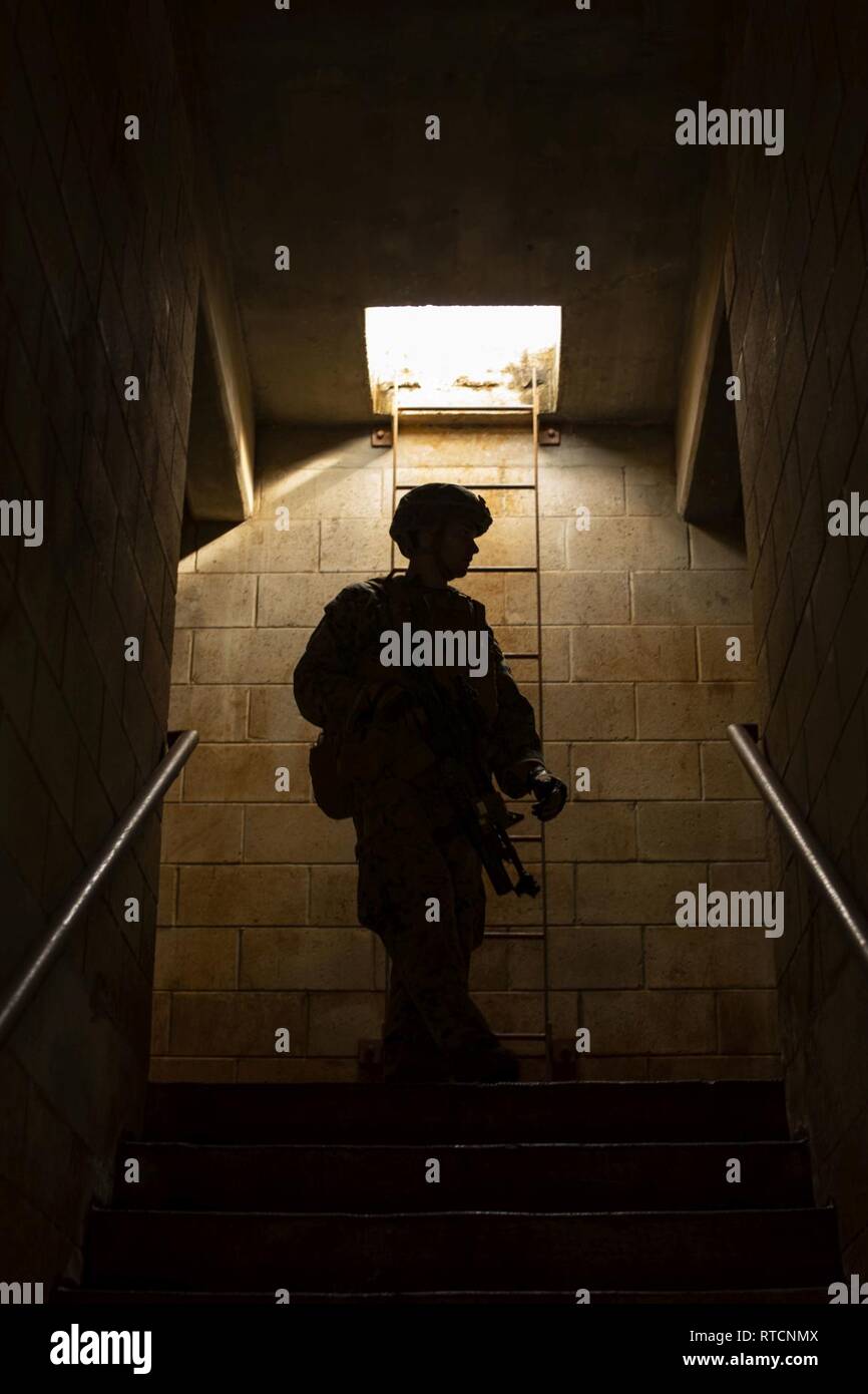 U.S. Marine Corps Cpl. Donald Darnell, rifleman with Charlie Company ...