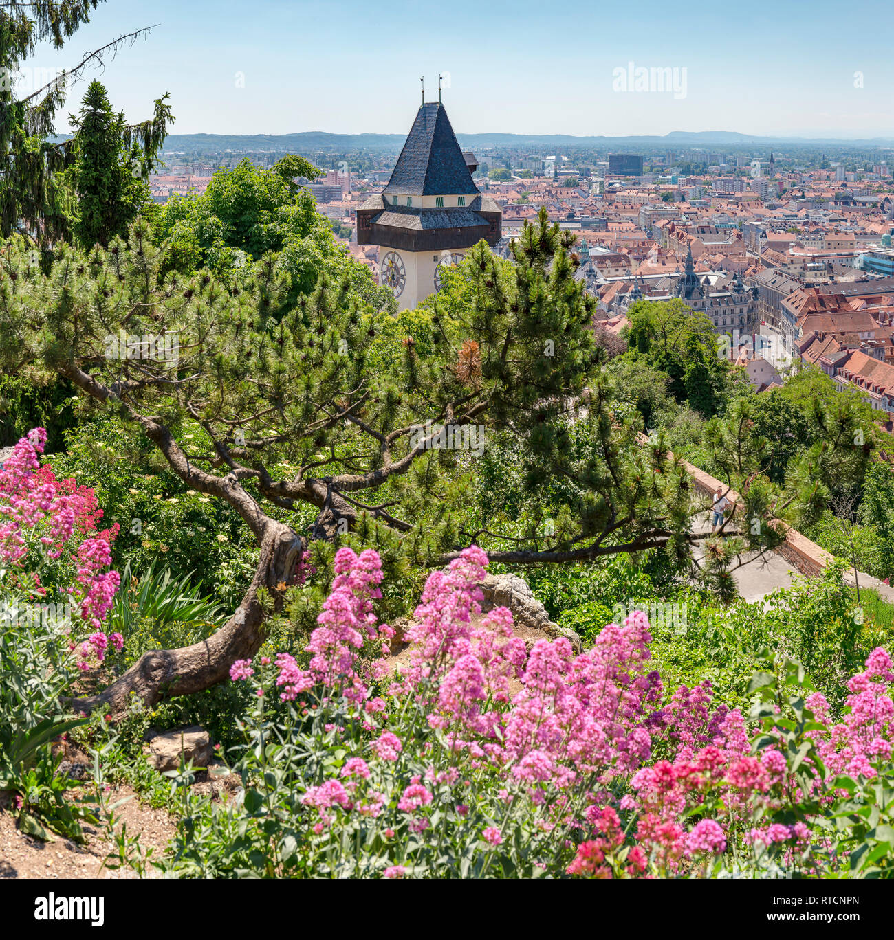 Grazer Uhrturm am Schlossberg, Graz, Österreich Austria *** Local ...