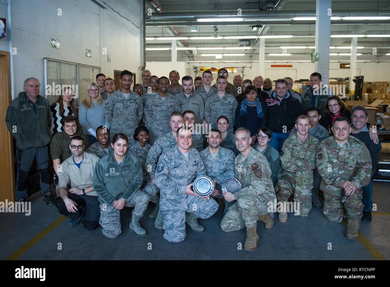 The 86th Logistics Readiness Squadron poses for a photo with U.S. Air ...