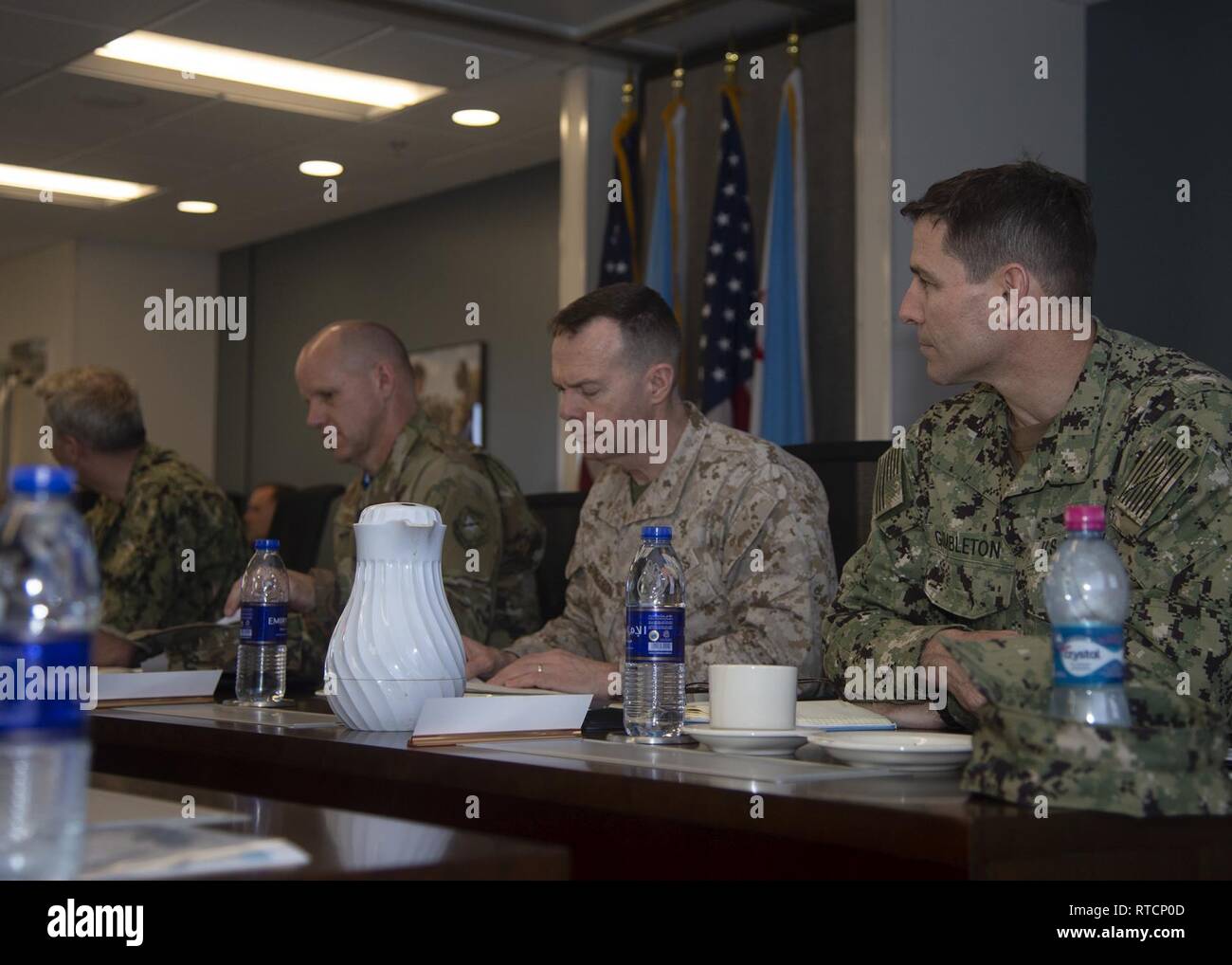 U.S. military senior officers participate in the Capstone Military ...