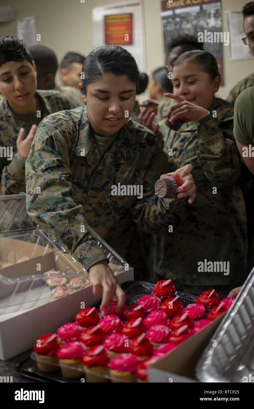 U.S. Marines assigned to Personnel Administration School, Marine Corps ...