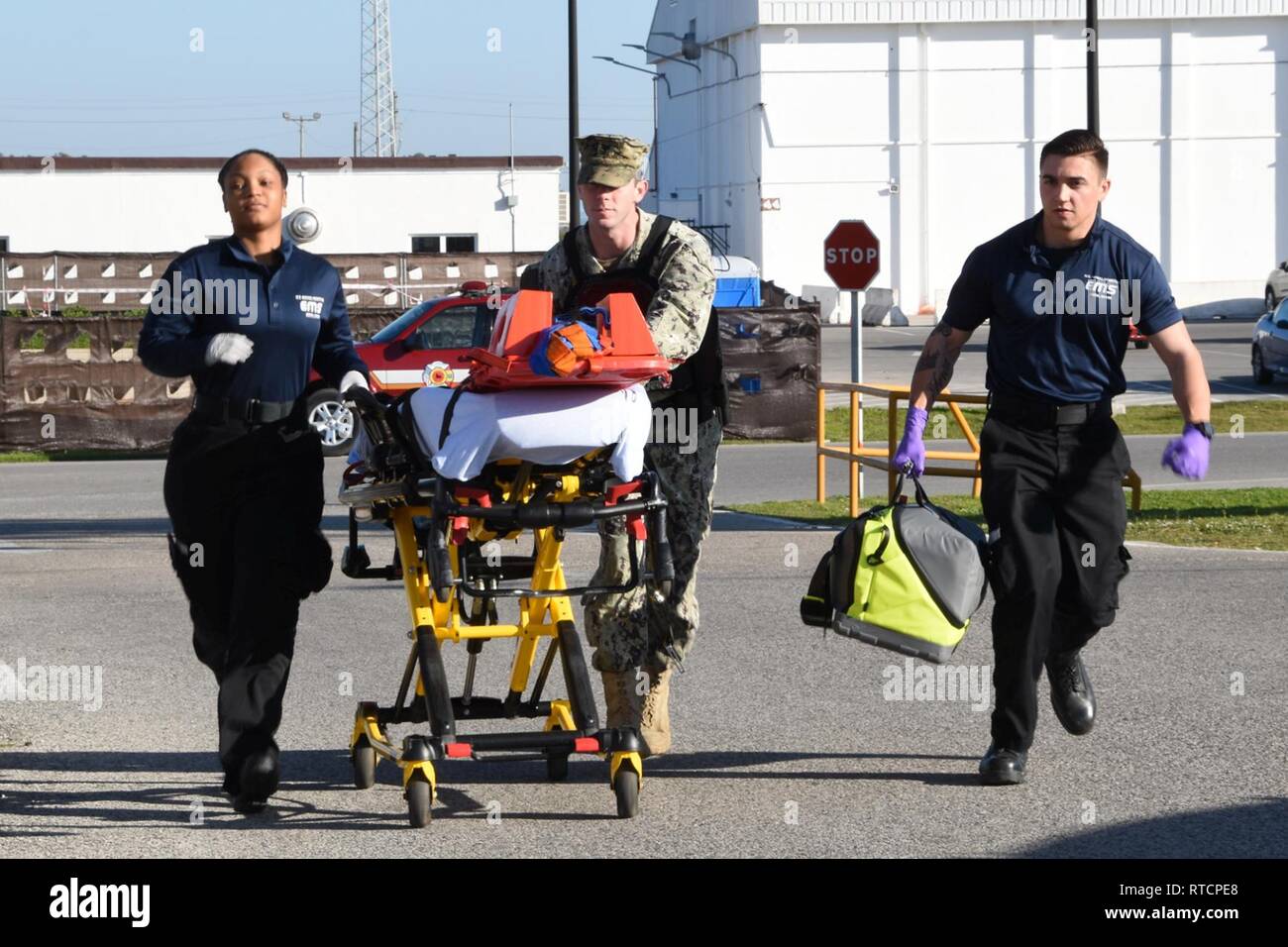 NAVAL STATION ROTA, Spain (February 14, 2019) Sailors assigned to Naval ...