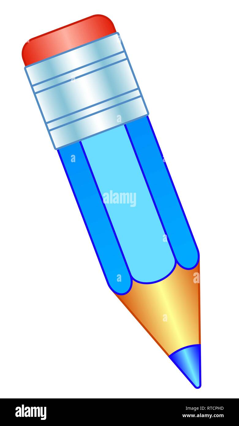 Illustration of the small pencil icon Stock Vector Image & Art - Alamy