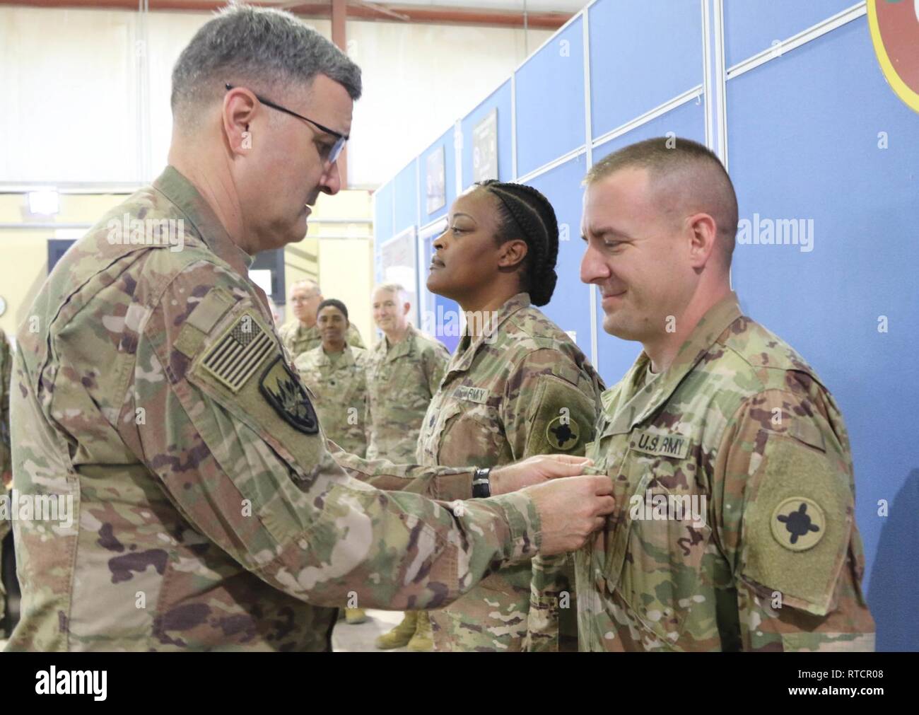 Joby Moss is promoted to the rank of Chief Warrant Officer 3 by Brig ...