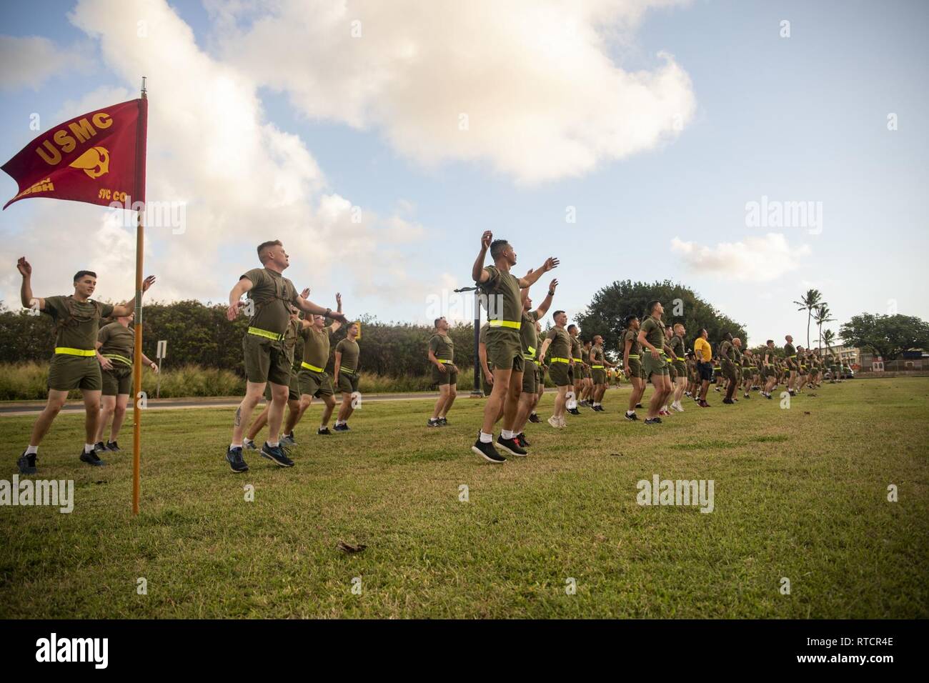 U.S. Marines with Headquarters Battalion, Marine Corps Base Hawaii ...