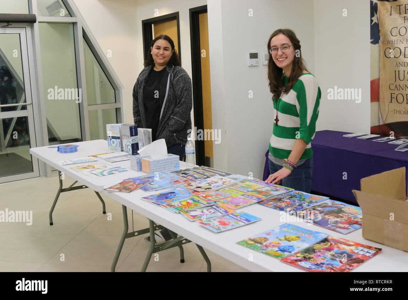 Jasmine Morris and Rachel Jolin, Eighth Army religious support team ...