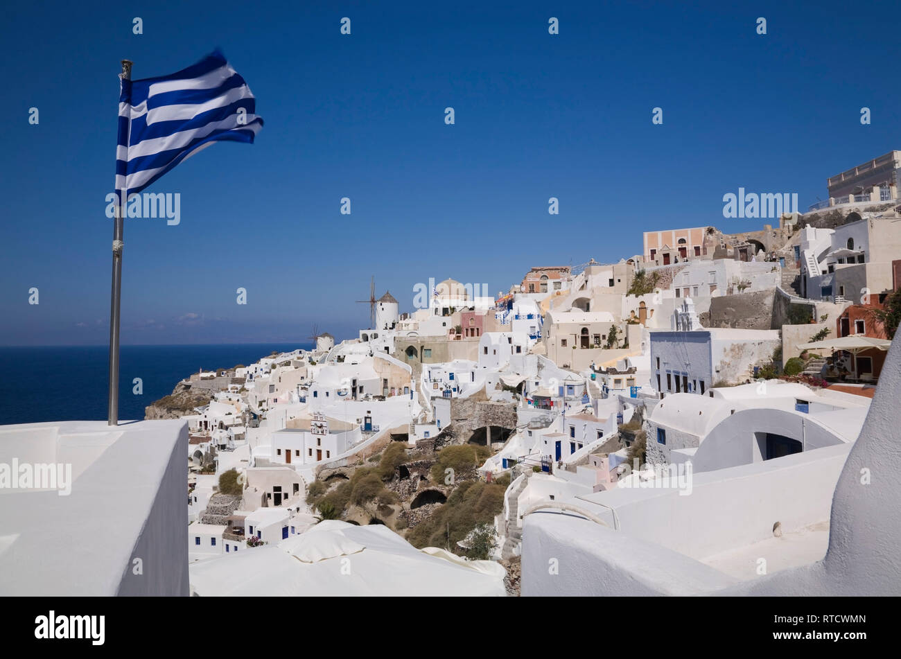 Oia village, Santorini, Greece Stock Photo - Alamy