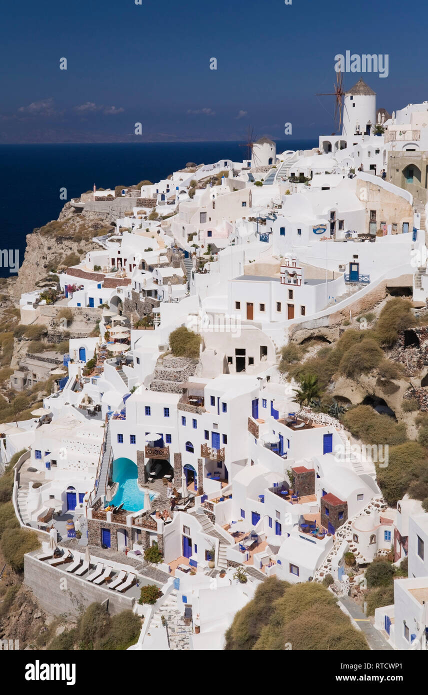 Oia village, Santorini, Greece Stock Photo - Alamy