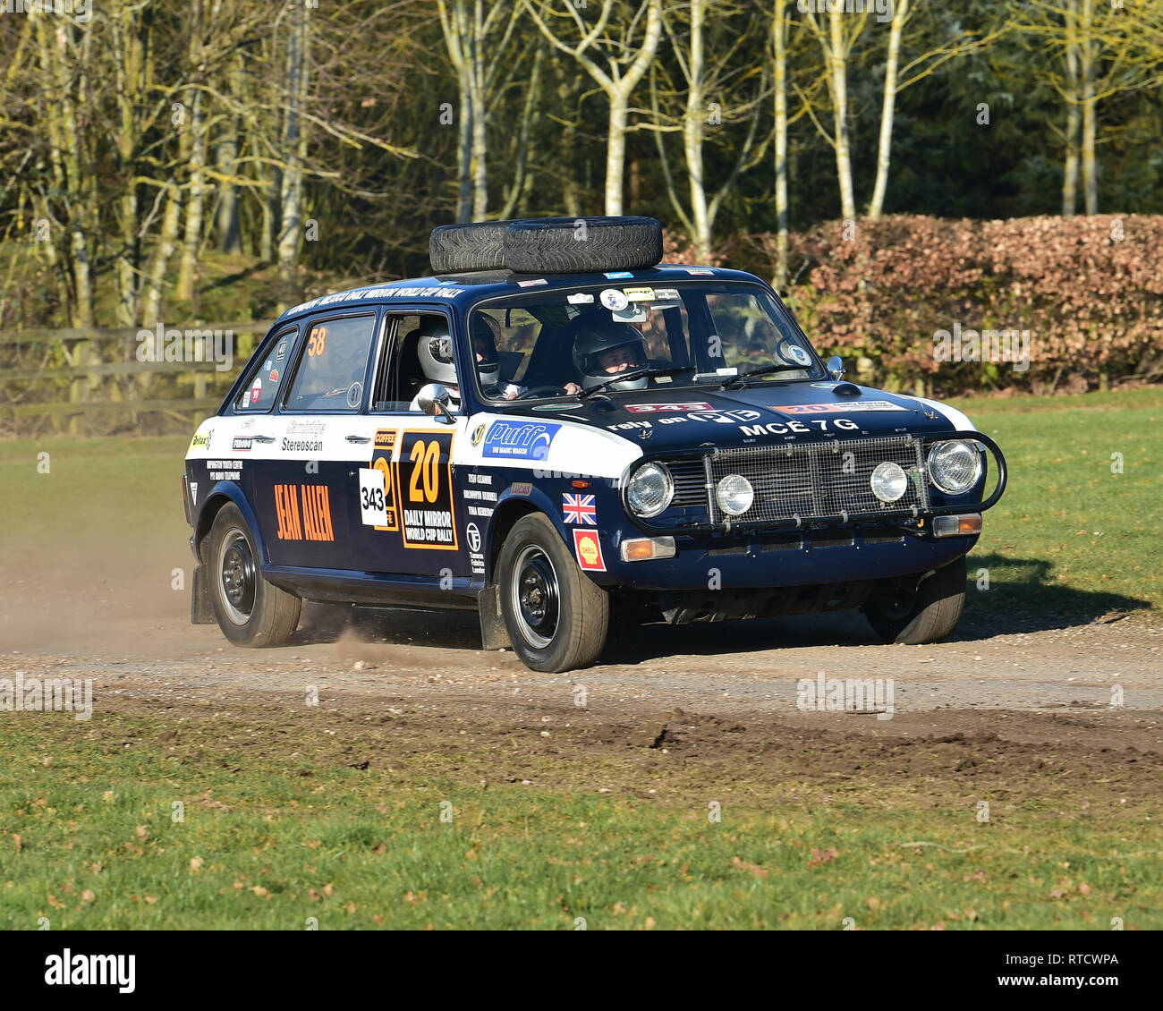 Bron Burrell, Austin Maxi, Race Retro, Rally stage, Sunday 24th ...