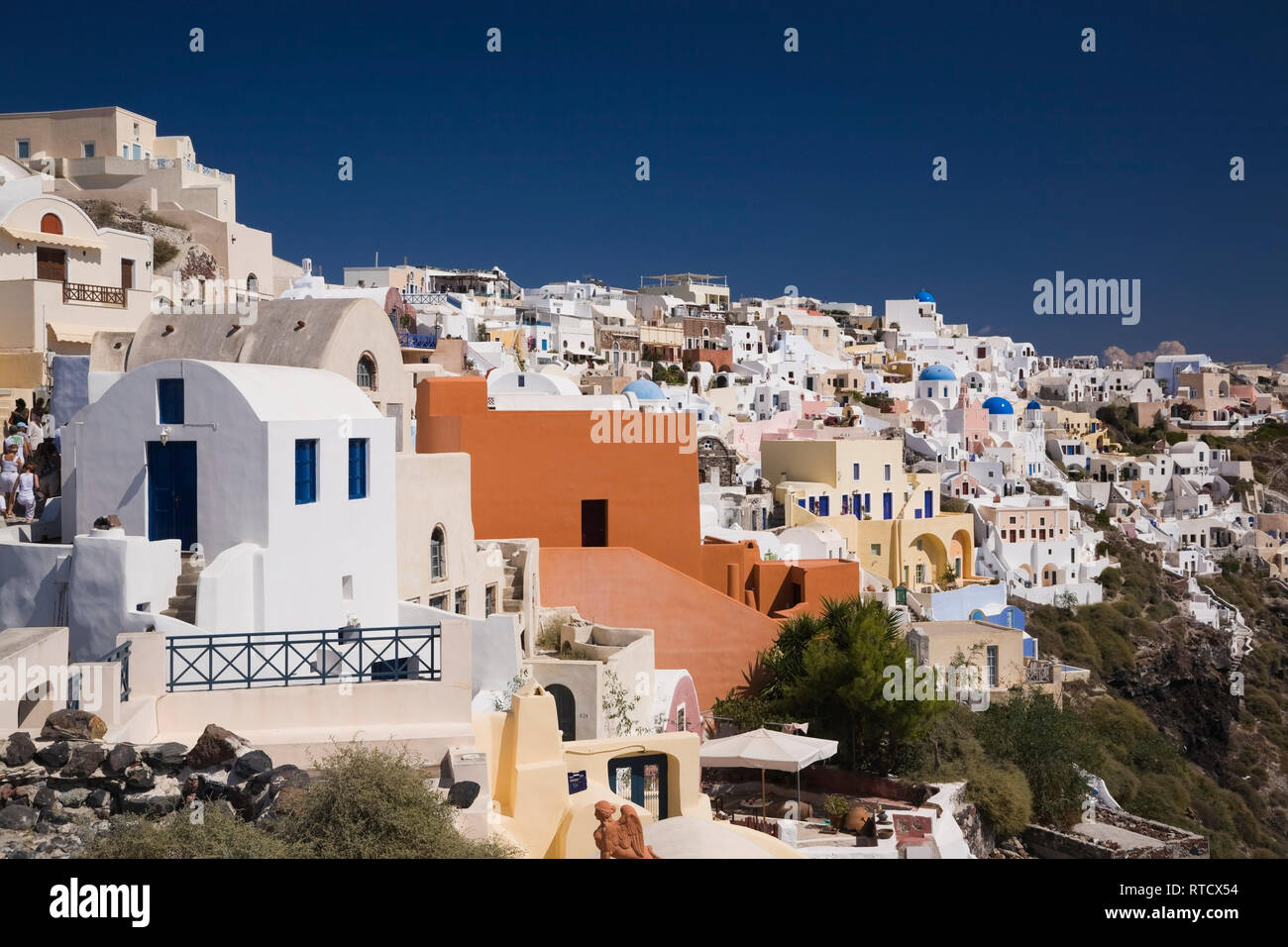 Oia village, Santorini, Greece Stock Photo - Alamy