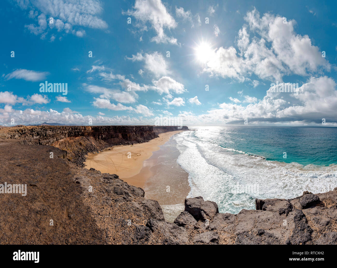 A deserted beach, El Cotillo, Spain Spain *** Local Caption ...