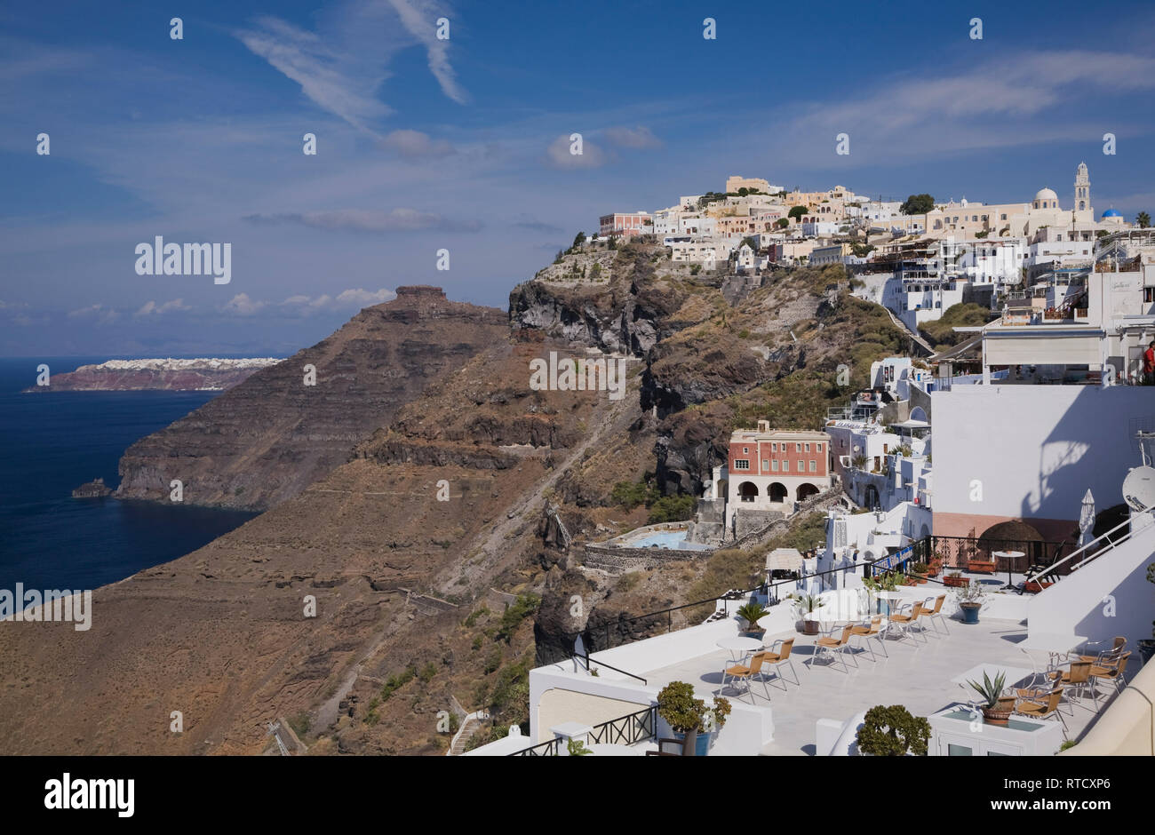 Fira village hi-res stock photography and images - Alamy
