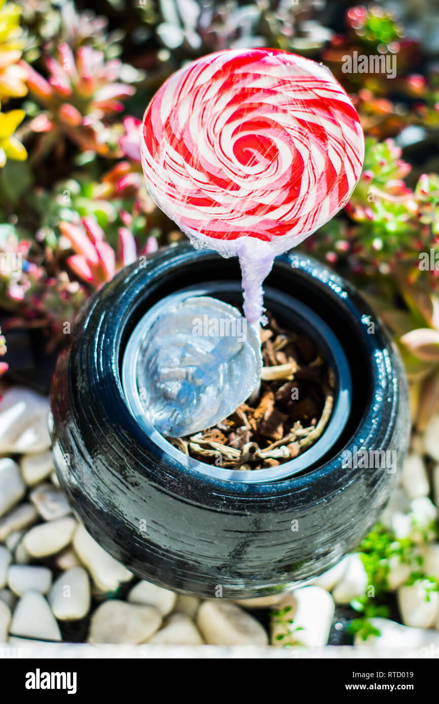Portuguese lollipop Candy from Óbidos Stock Photo - Alamy