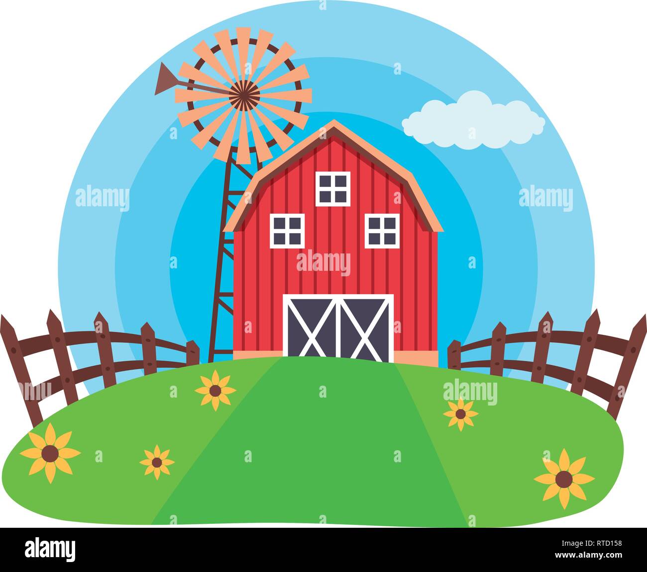 barn farm fresh Stock Vector Image & Art - Alamy
