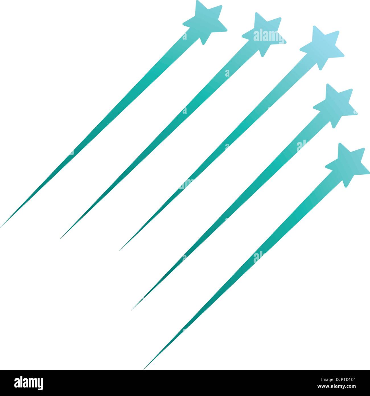 set stars flying icons vector illustration design Stock Vector Image ...