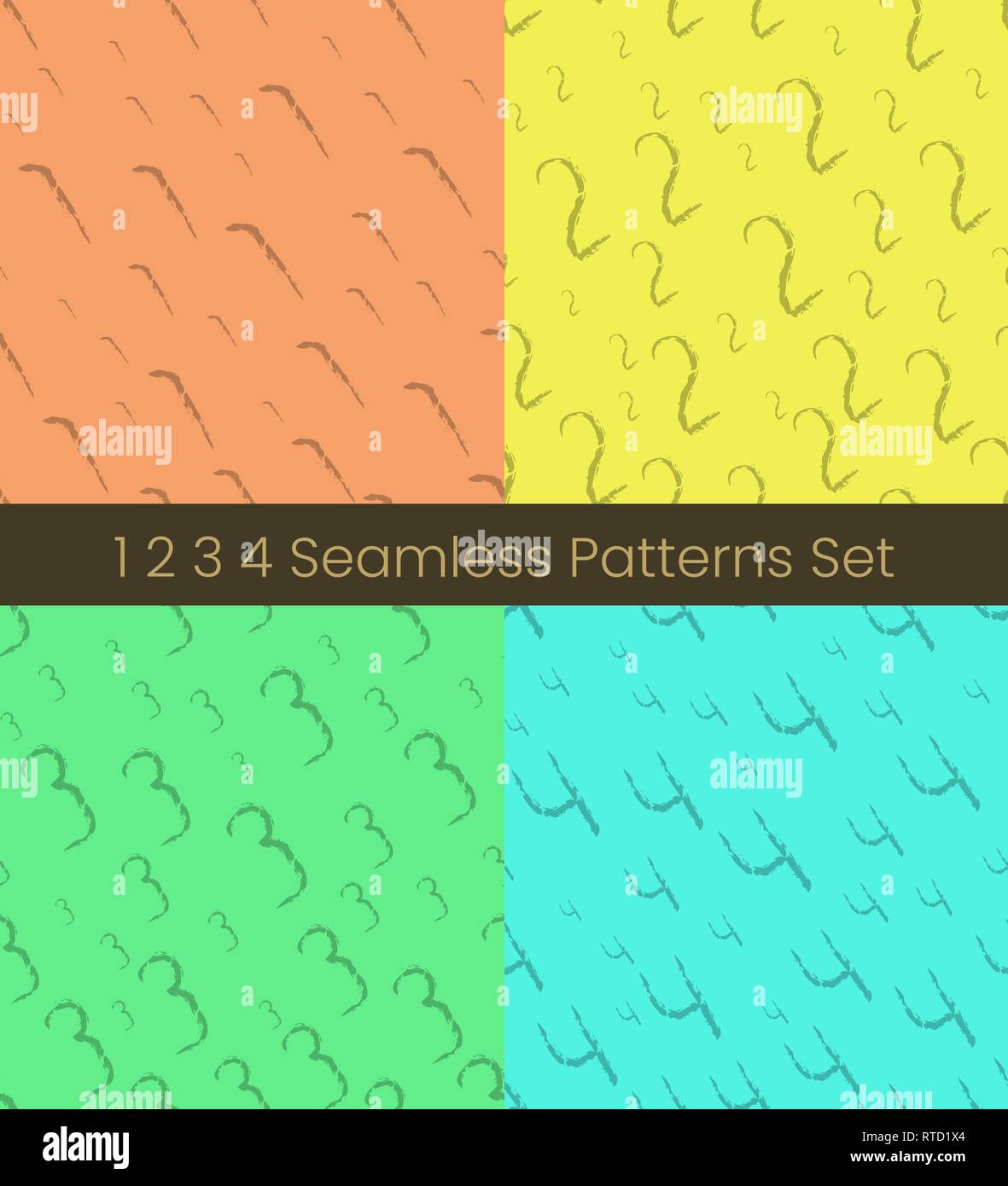 2 1 4 3 Stock Vector Images - Alamy