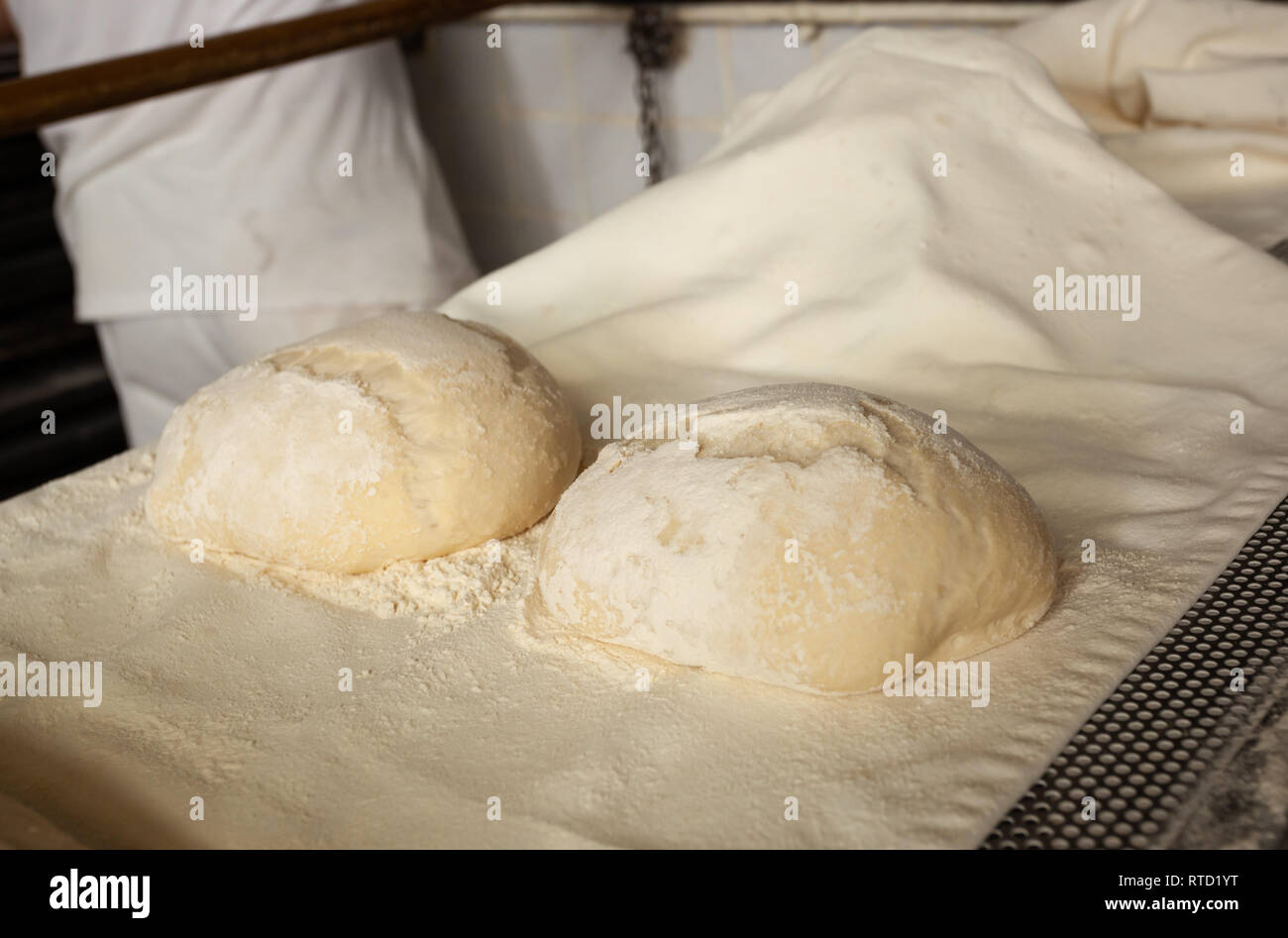 Preparing preparation traditional method dough hi-res stock photography ...