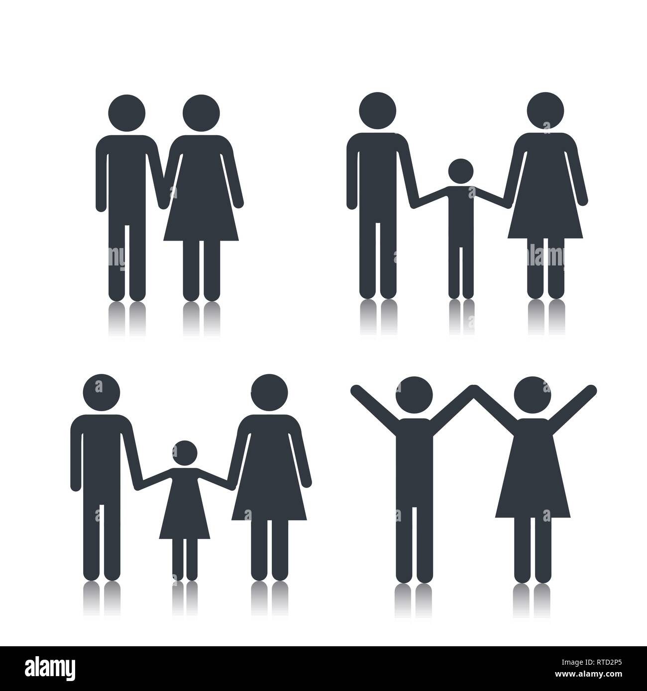 set pictogram family member together Stock Vector Image & Art - Alamy