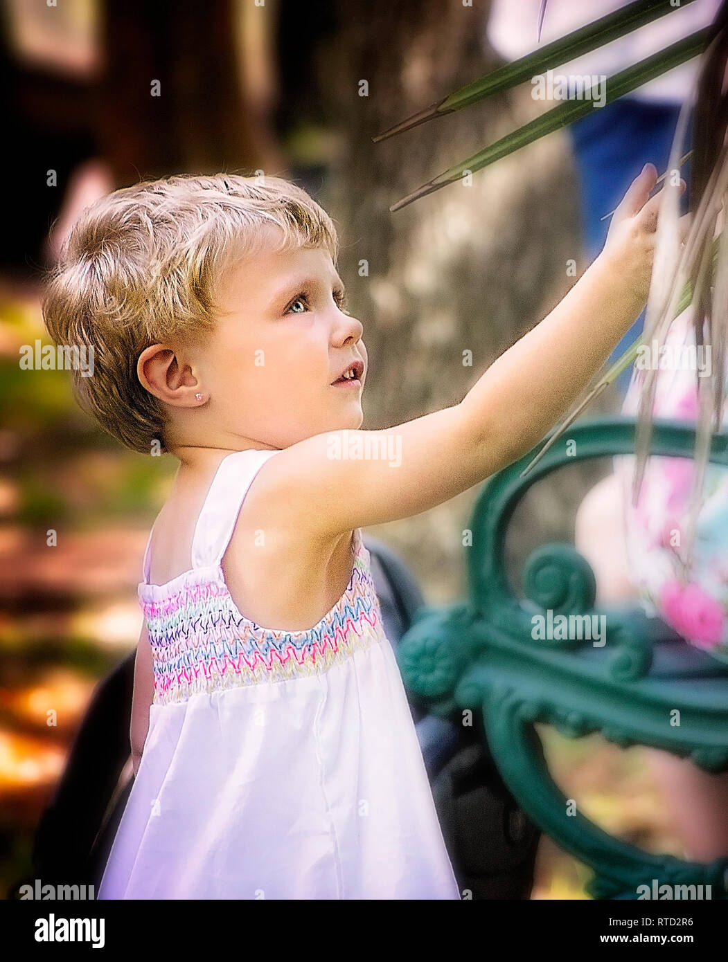 Child reaching up hi-res stock photography and images - Alamy