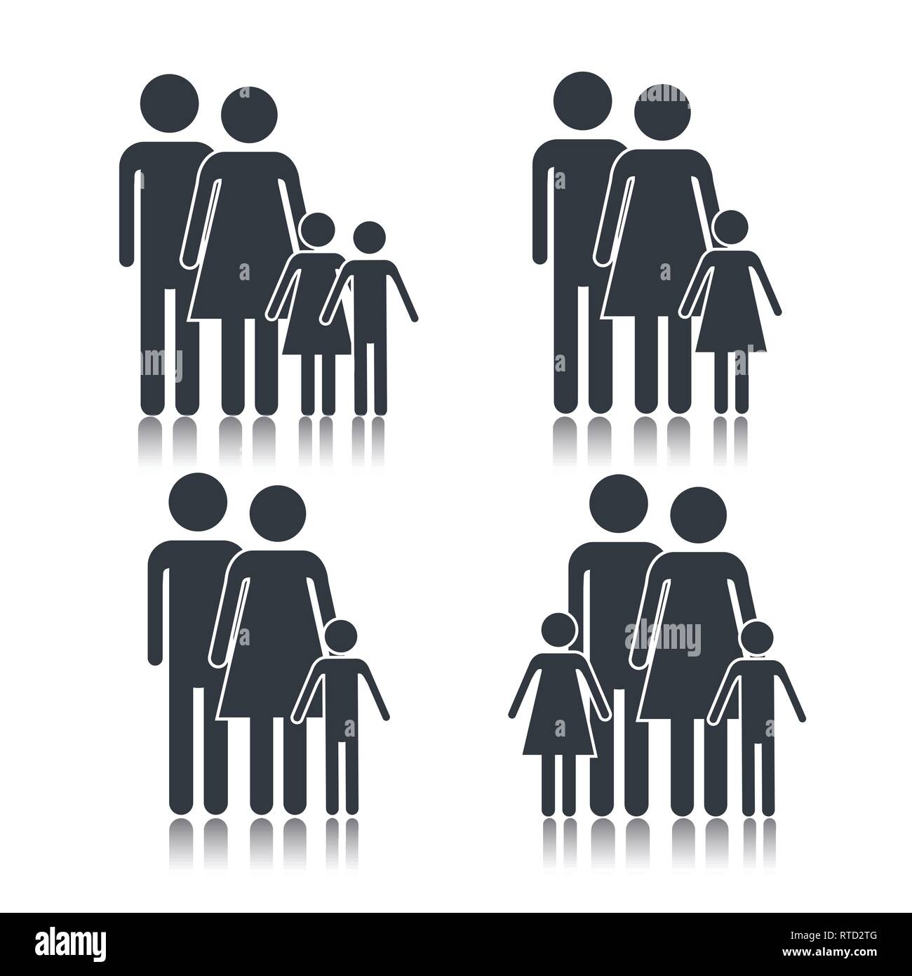 set social family member together Stock Vector Image & Art - Alamy