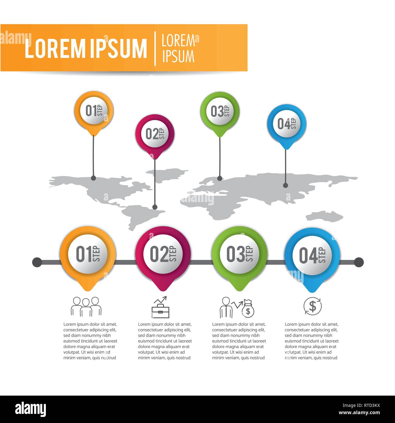 infographic business project data information Stock Vector Image & Art ...