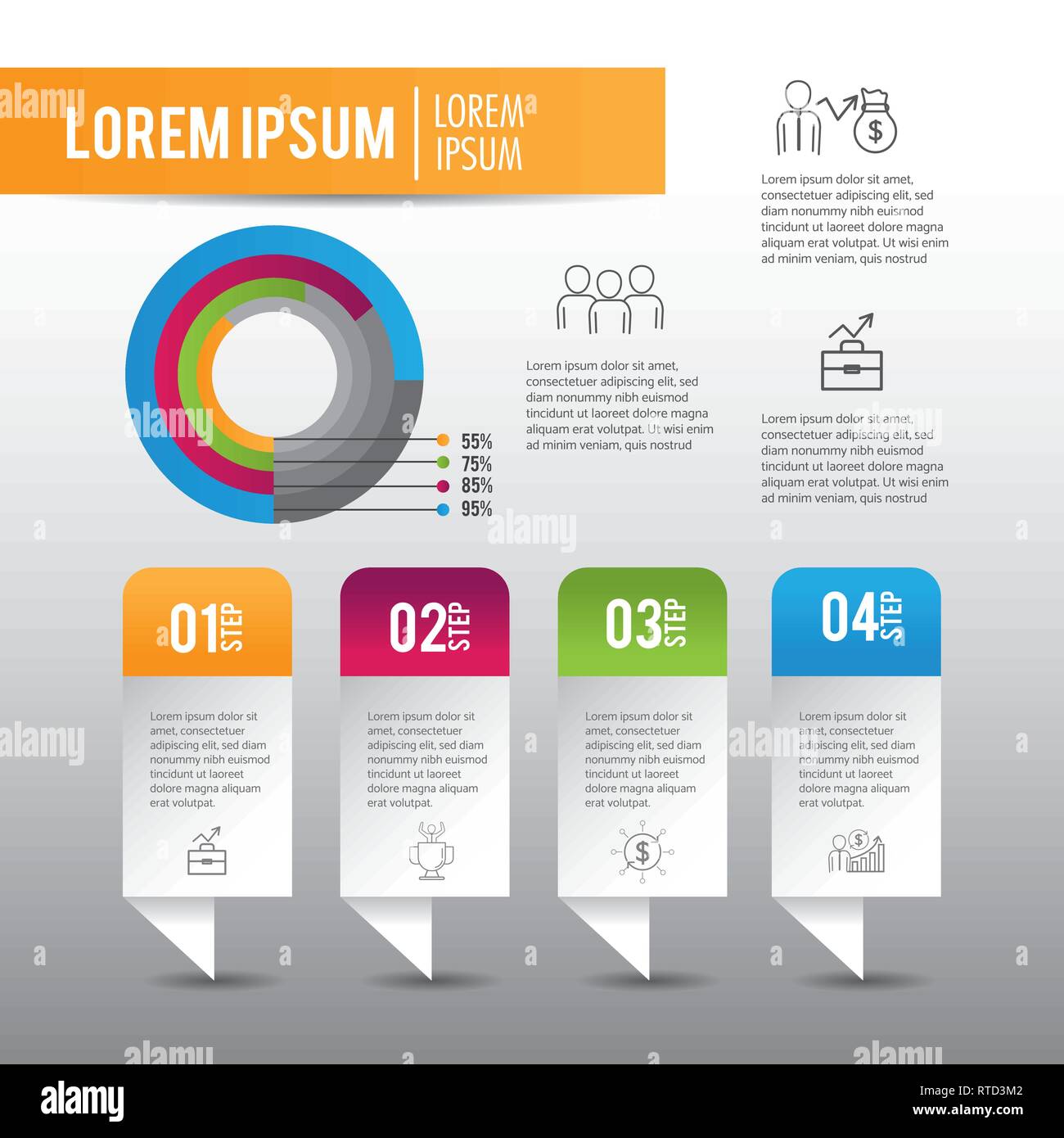 infographic business strategy success plan Stock Vector Image & Art - Alamy
