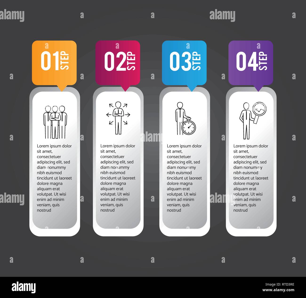 business infographic data progress report Stock Vector Image & Art - Alamy