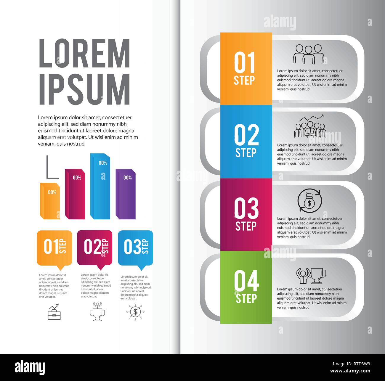 strategy infographic business data plan Stock Vector Image & Art - Alamy