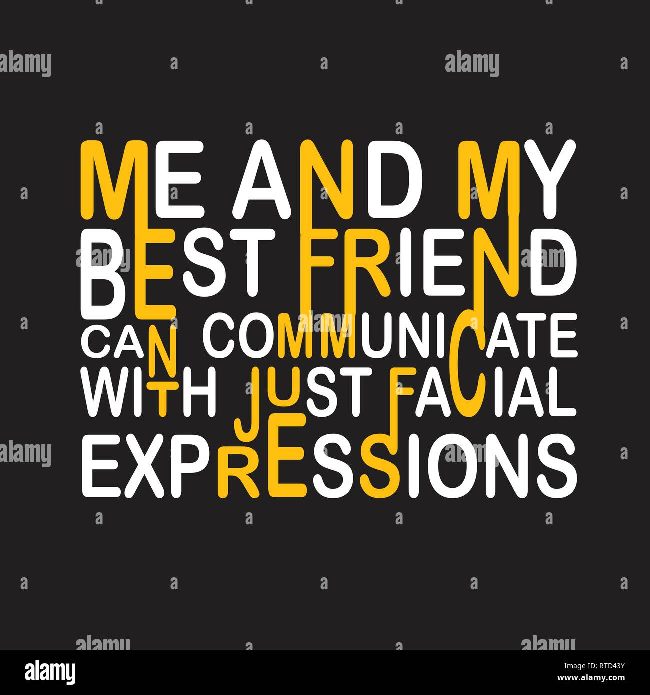 Friendship Quote and saying. Me and my best friend can communicate with ...