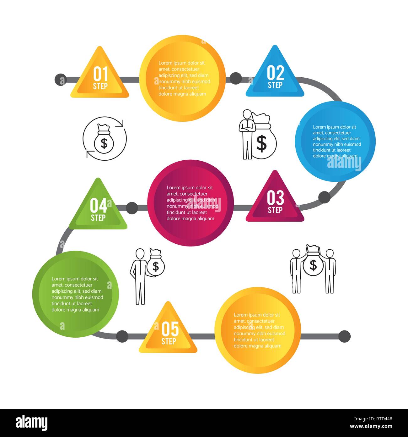 infographic business plan strategy data Stock Vector Image & Art - Alamy