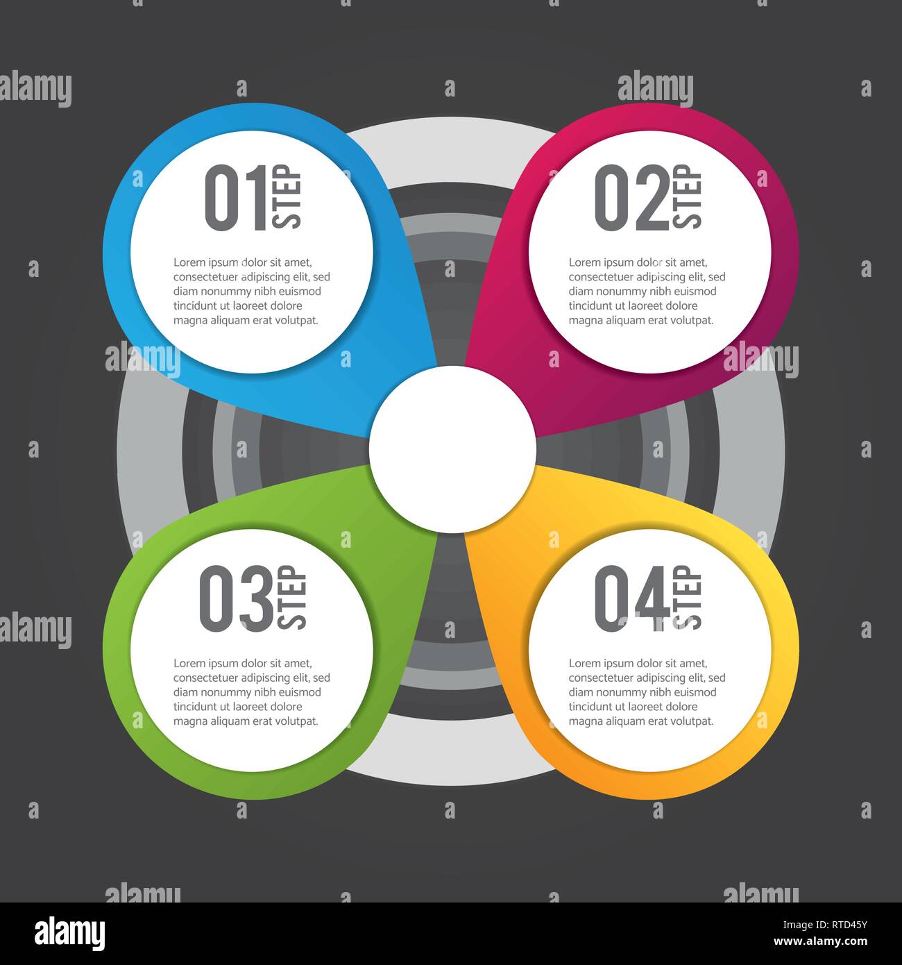 strategy infographic process plan information Stock Vector Image & Art ...
