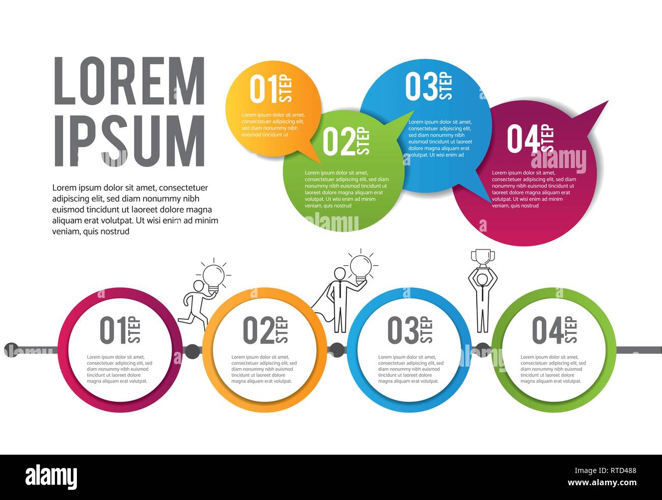 infographic plan strategy data information Stock Vector Image & Art - Alamy