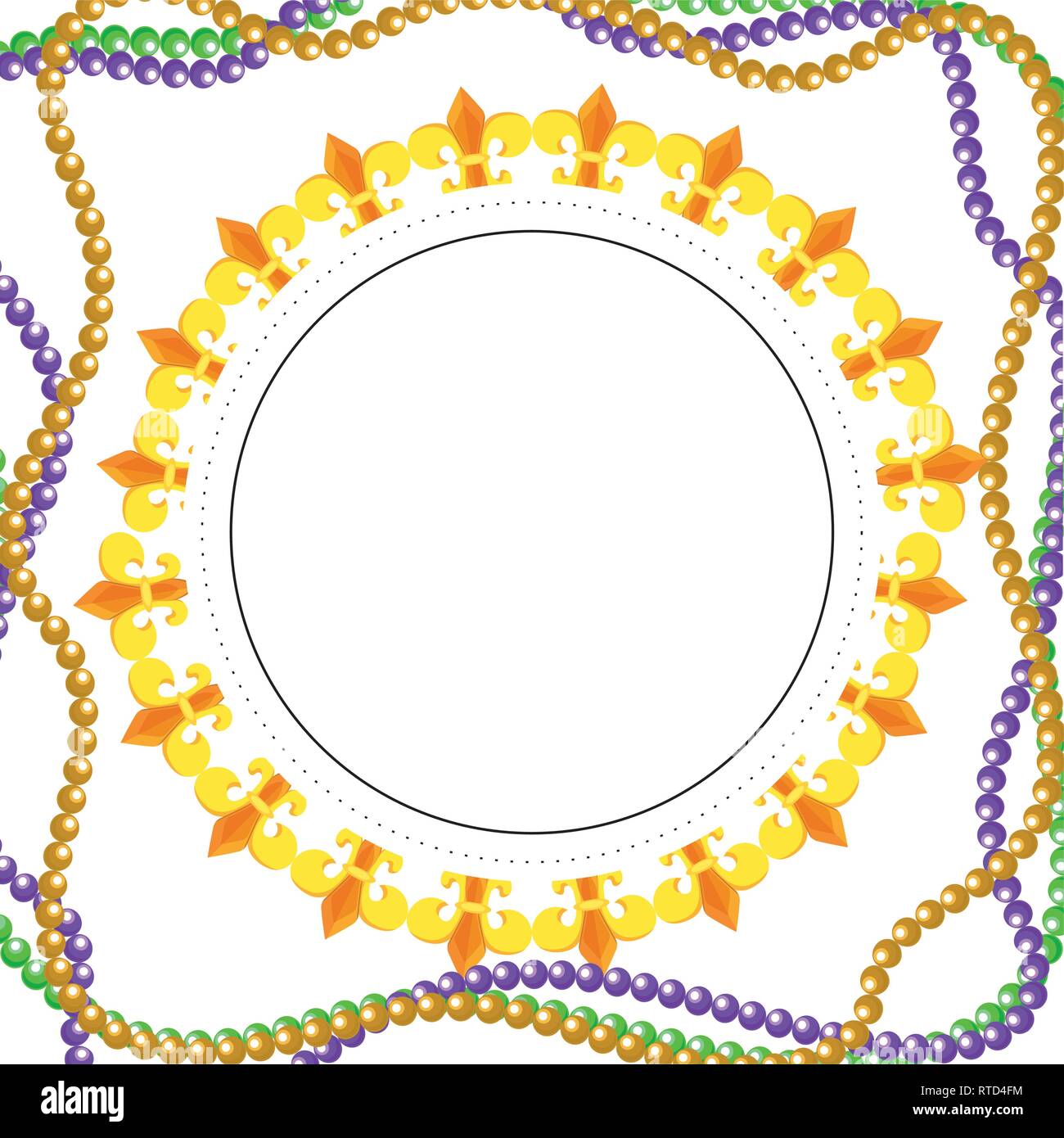 Fleur de lis frame hi-res stock photography and images - Alamy