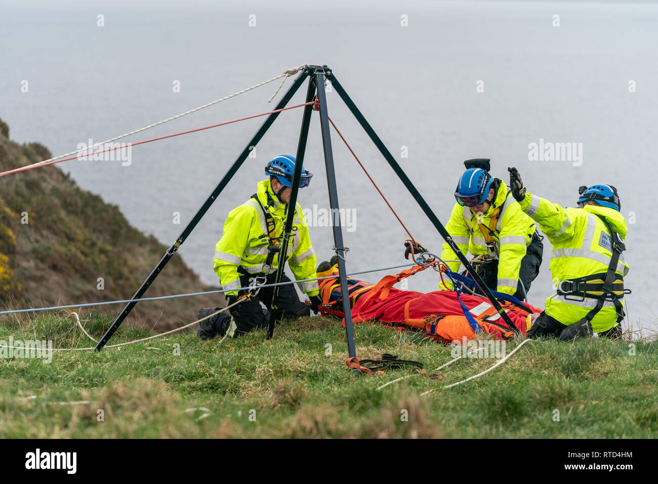 This is the Coastguard Search and Rescue on a Training Exercise ...