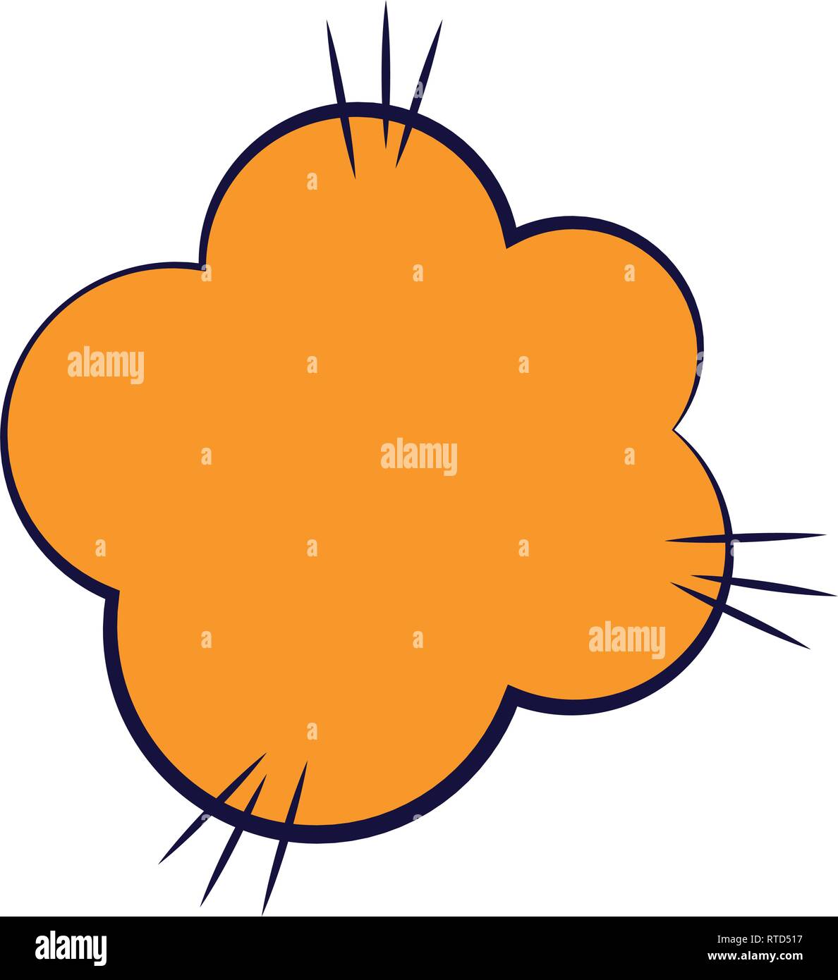 cloud expression pop art style vector illustration design Stock Vector ...