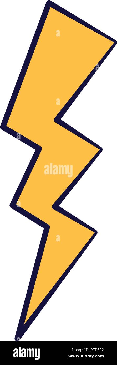 power ray energy pop art style vector illustration design Stock Vector ...