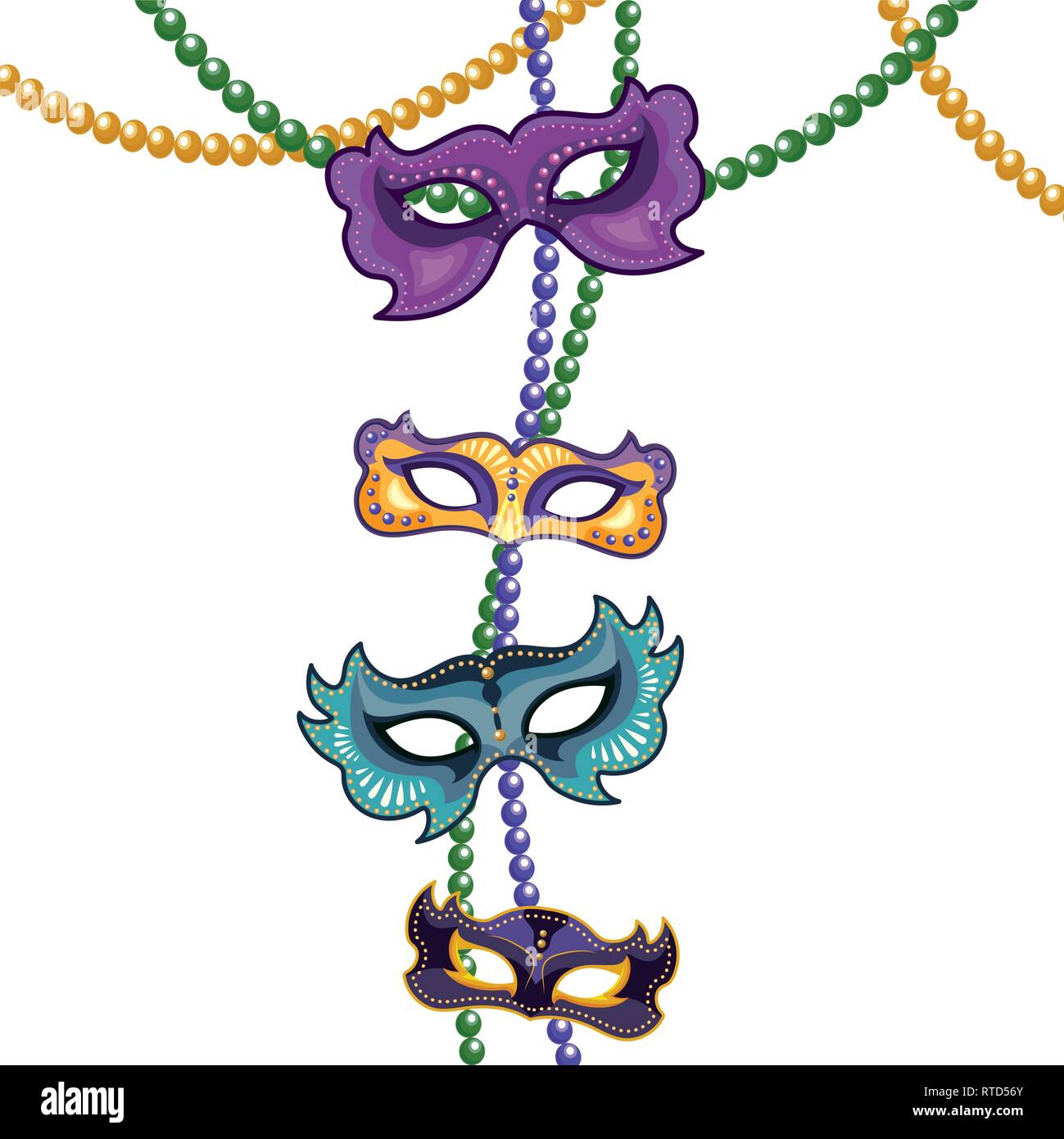 masks and beads Stock Vector Image & Art - Alamy
