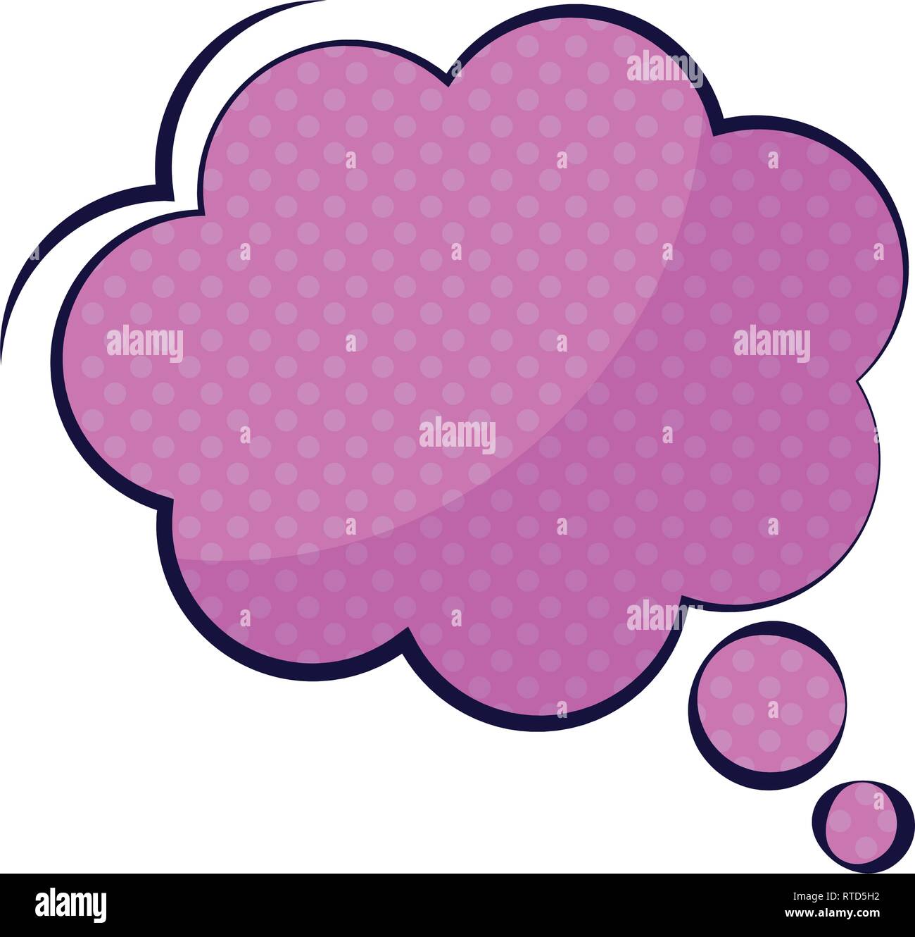 dream cloud pop art style vector illustration design Stock Vector Image ...