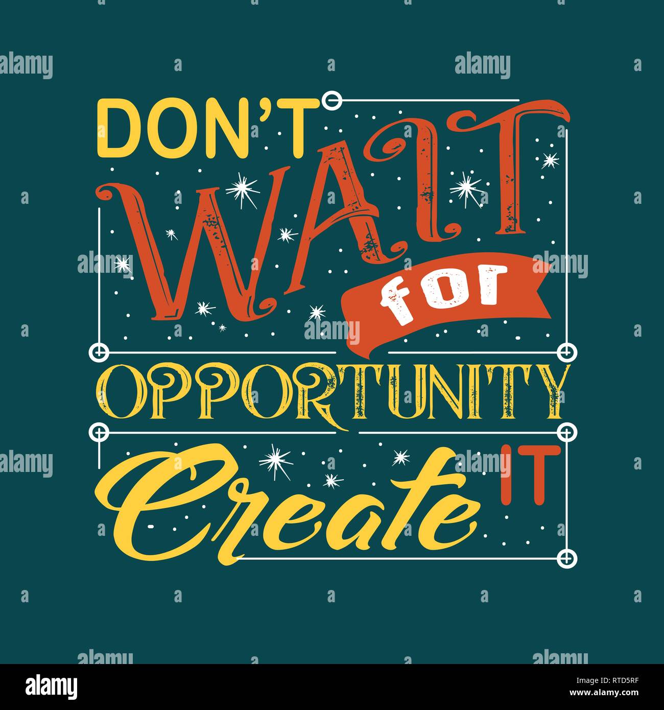 Don t wait Stock Vector Images - Alamy