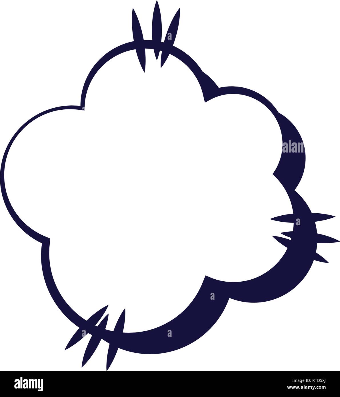 cloud expression pop art style vector illustration design Stock Vector ...