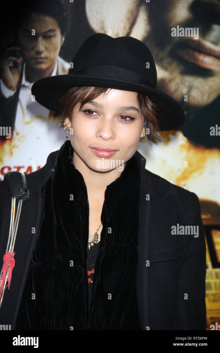 ZOE KRAVITZ 2013 Photo By John Barrett/PHOTOlink Stock Photo - Alamy